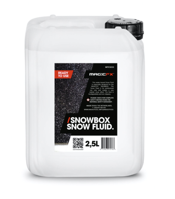 MAGICFX Snowbox Snow Fluid 2,5L - Sneeuwmachines huren | Ultrasound Rental