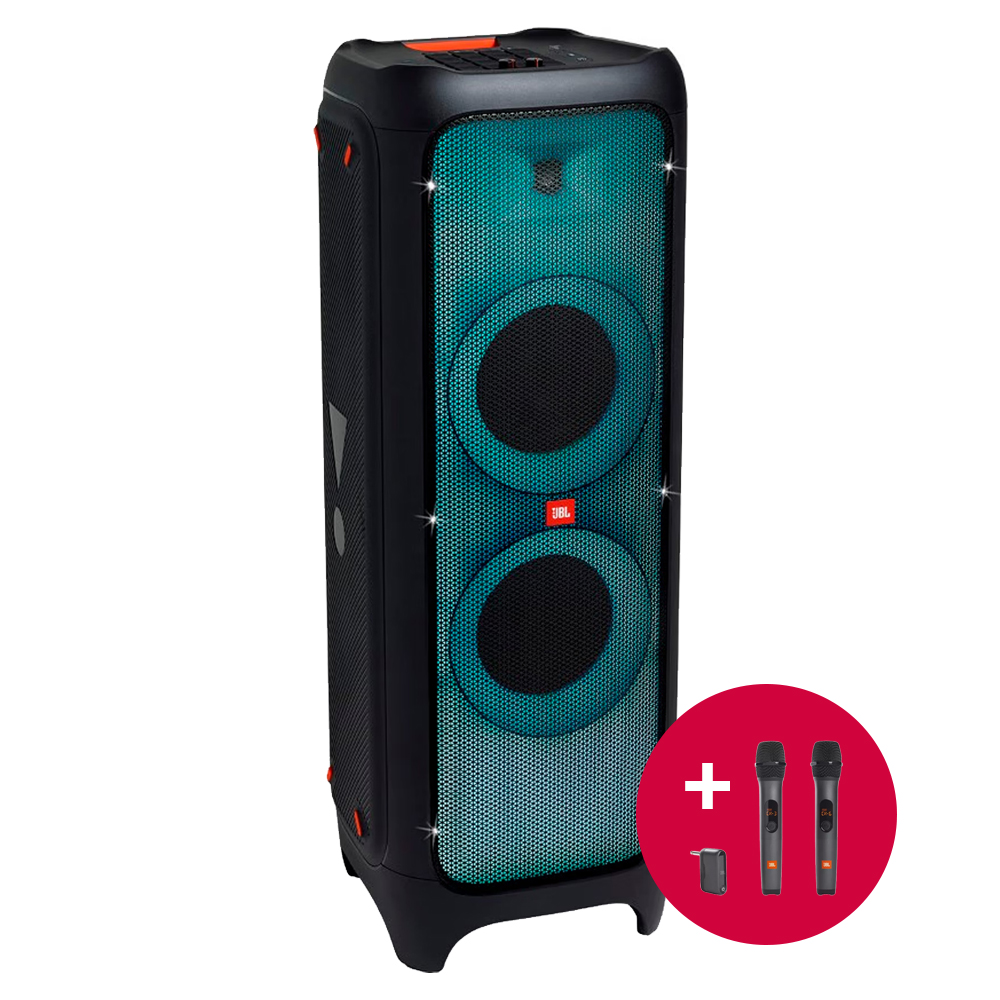 JBL Partybox 1000 + 2x Draadloze Microfoons - Ultrasound Rental