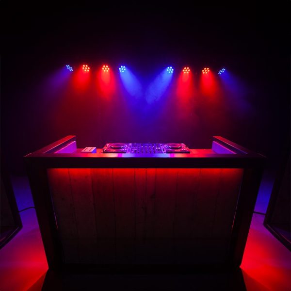 DJ booth Vintage Steel - DJ Booths huren | Ultrasound Rental