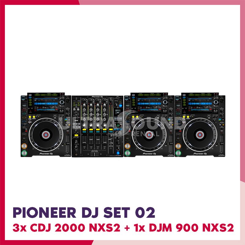 DJ set Pioneer - Ultrasound Rental