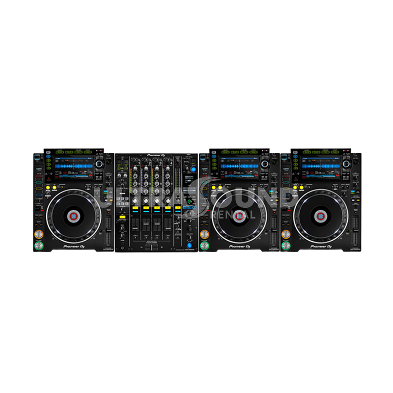 DJ set Pioneer - Ultrasound Rental