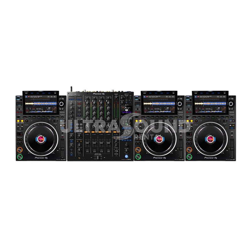 Pioneer DJ set 08 (3x CDJ 3000 + DJM-A9) - Complete DJ sets huren ...