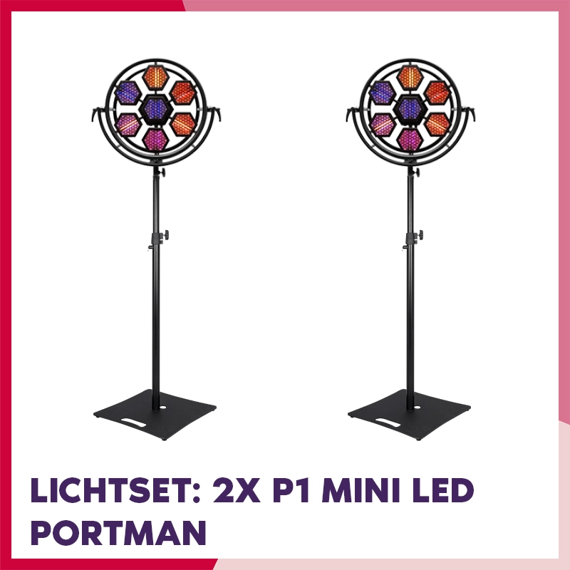 2x Portman P1 Mini LED - Lichtsets huren | Ultrasound Rental